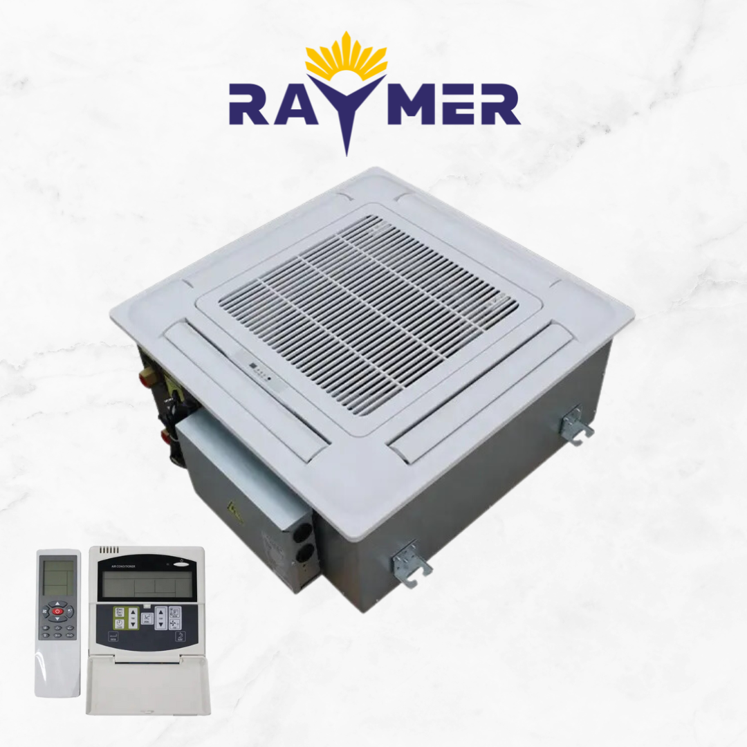 Cassette fan coil unit RAYMER FC-60R2, 1050 m3 / h (2-pipe)