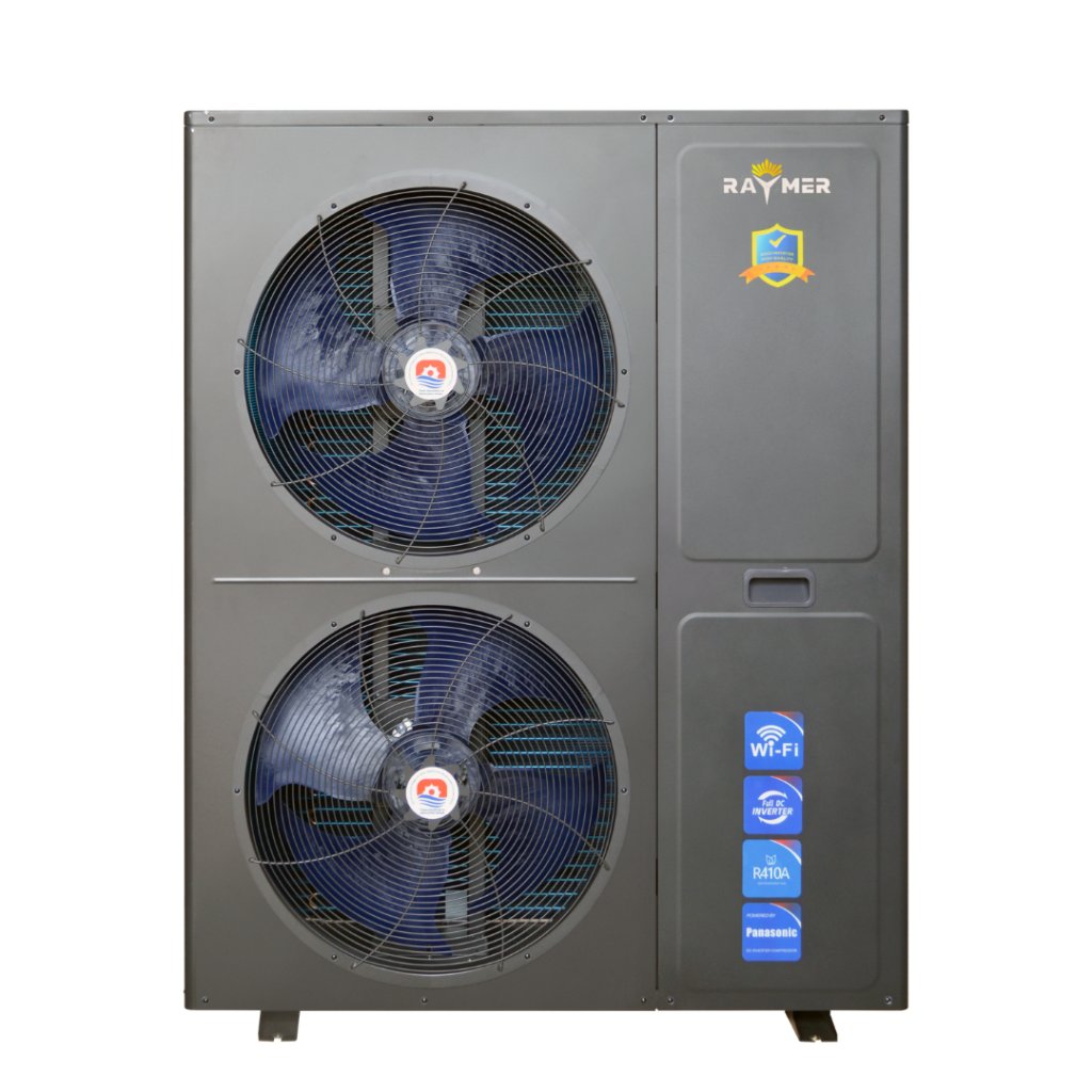 Air-to-water heat pump Raymer RAY-32DS2-EVI on 32 kW, inverter to -30 ...