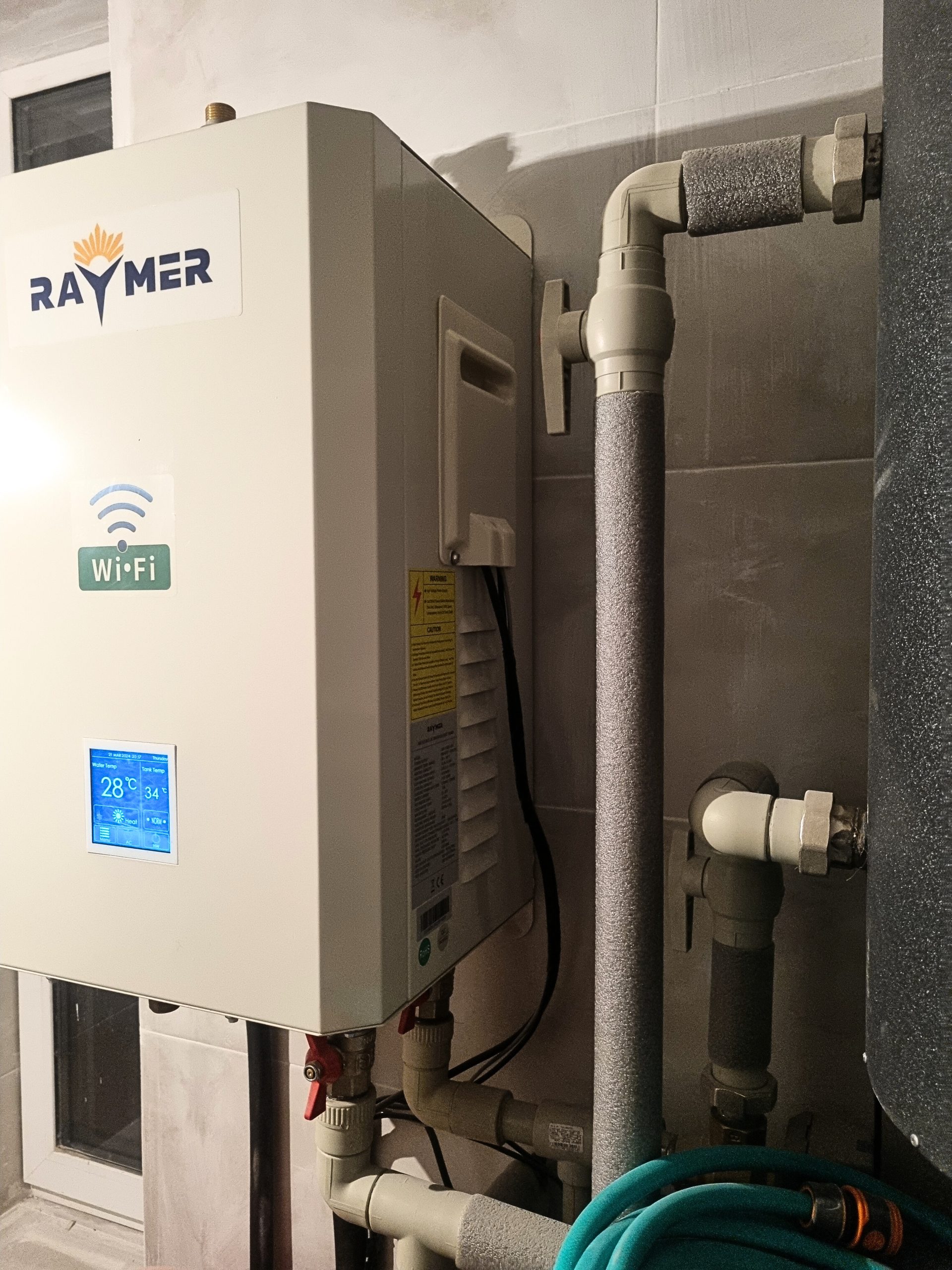 Монтаж инверторного теплового насоса Raymer RAY-15DS1 EVI в г. Белая ...