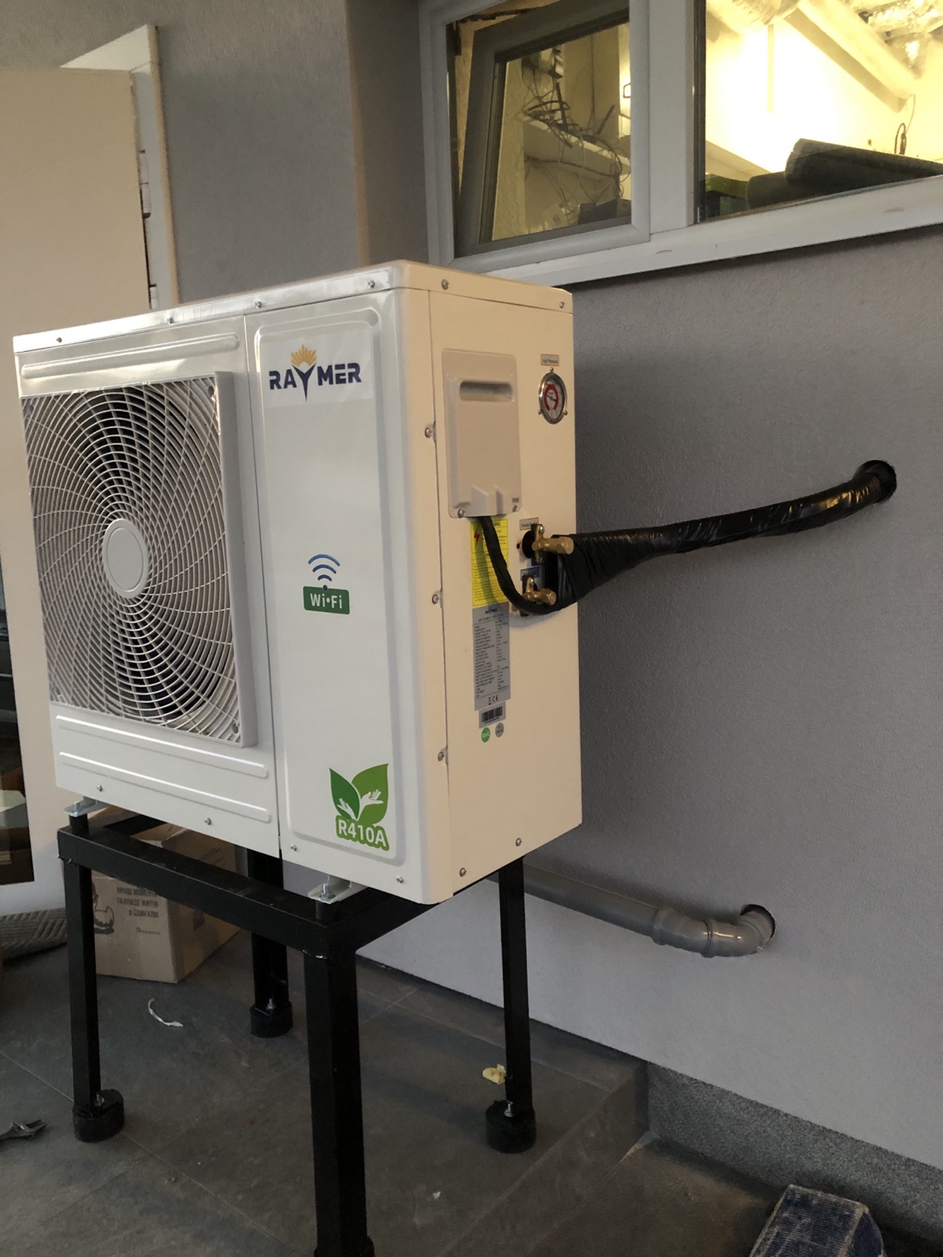 Переделка моноблока в сплит-систему | Raymer RAY-10MN в селе Вишенки