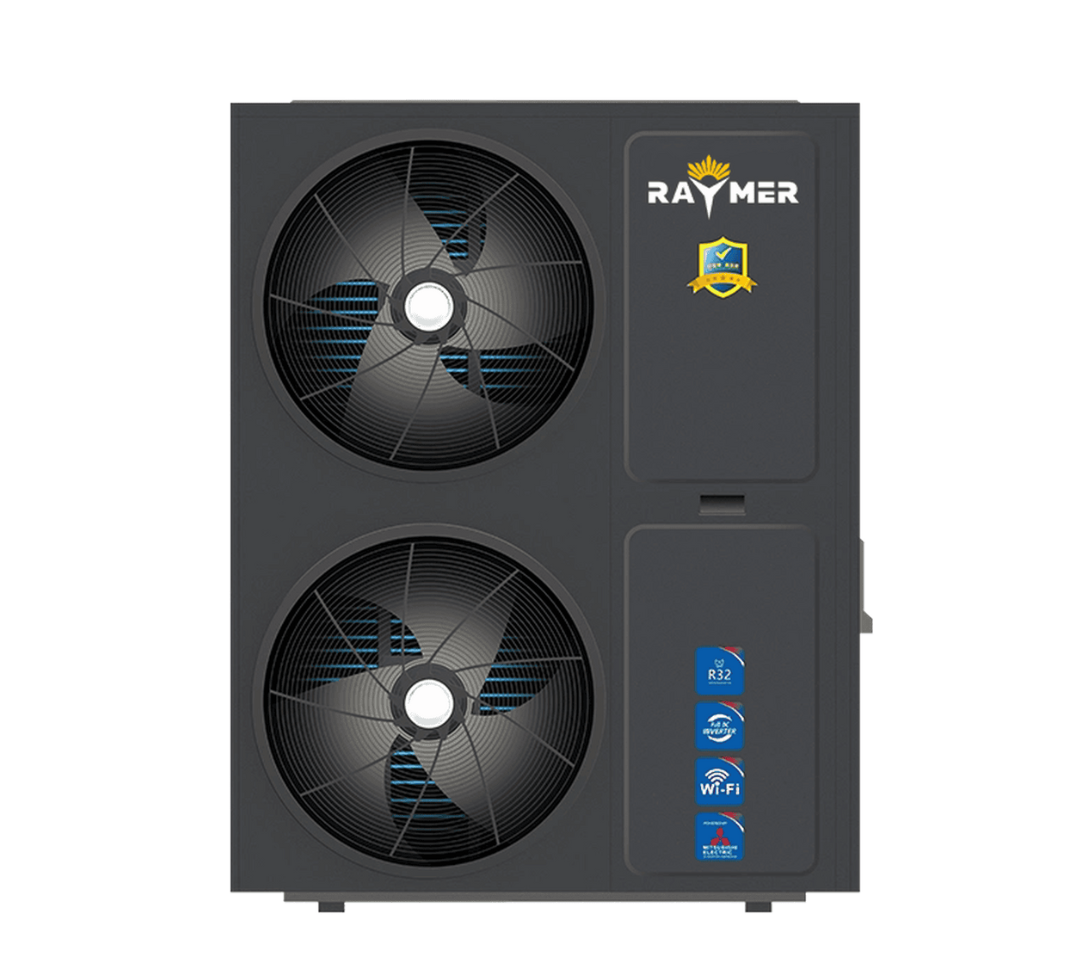 Inverter heat pump for the Raymer Ray-46PD2 pool (44 kW), The volume of ...